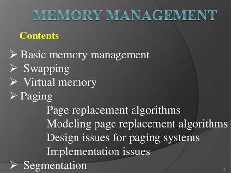 Ppt “ Memory Management Function ” Powerpoint Presentation Free
