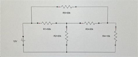 Solved Calculate The Voltage Across Each Resistor And The Chegg Com