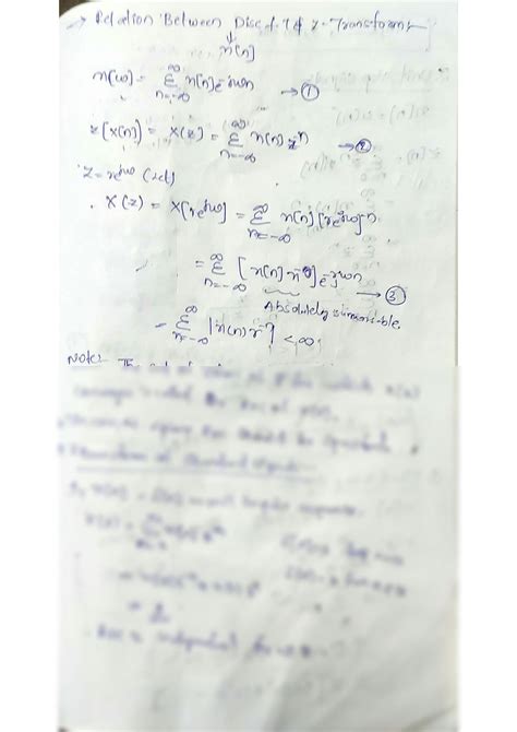 SOLUTION Z Transform For Only Discrete Signals Studypool
