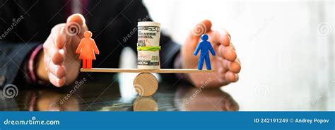 Equal Gender Seesaw Balance Stock Image Image Of Parity Design