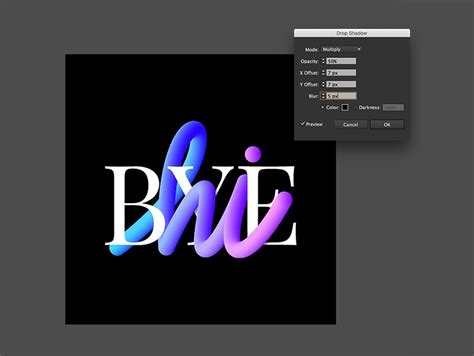 How To Use The Blend Tool For Lettering In Adobe Illustrator Blend Tool Lettering Cool Lettering