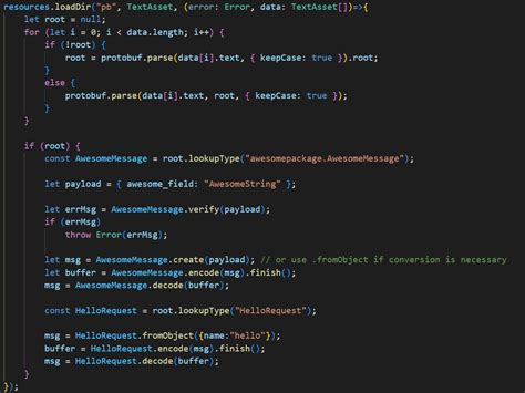Creator 36 Protobufjs直接使用proto文件的用法 Creator 3x Cocos中文社区