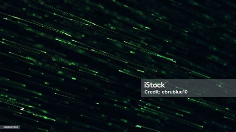 추상적인 디지털 흐름 입자 사이버 네트워크 연결 배경 빅 데이터 시각화 기술 배경 3d 렌더링 0명에 대한 스톡 사진 및 기타 이미지 Istock