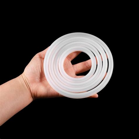 Badu Bg 4 размера кръгла гривна Форми от епоксидна смола Ключодържател Гривна Силиконови форми