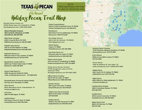 Texas Pecan Growers Association Releases 6th Annual Holiday Pecan Trail Map Morning Ag Clips