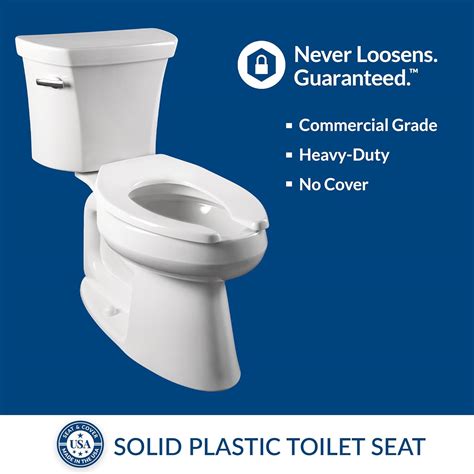 Bemis 1955ct Commercial Open Front Plastic Toilet Seat Heavy Duty