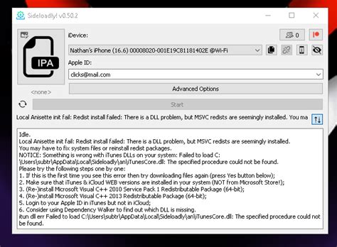 Can Anyone Help Fix This Im On Windows 10 R Sideloadly