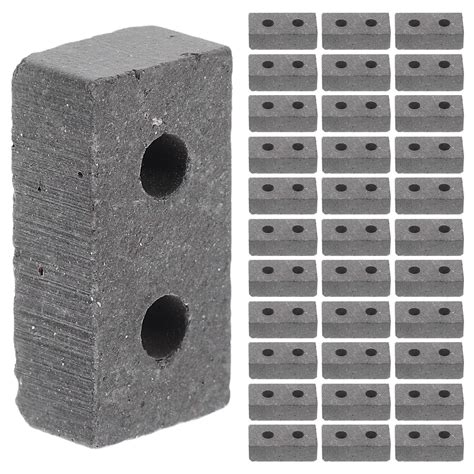 Worgeous 40pcs Miniature Bricks Building Miniature Blocks Garden Fake