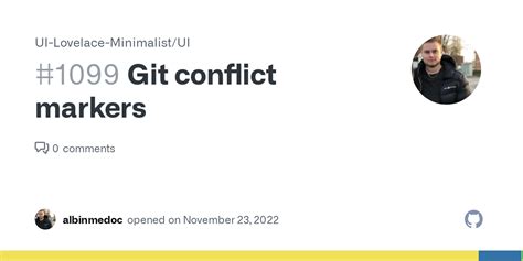 Git Conflict Markers · Issue 1099 · Ui Lovelace Minimalist Ui · Github