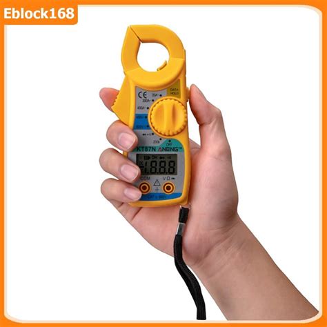 【fast Delivery】 Aneng Kt87n Mini Digital Clamp Meters Ac Dc Voltage Ac Current 600v True Rms