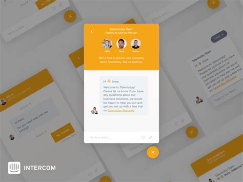 Intercom Messenger Ui Ui Inspiration Sketches Sketch App