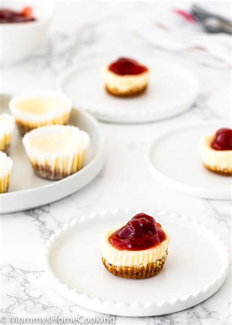 Easy Eggless Mini Cheesecakes Mommys Home Cooking