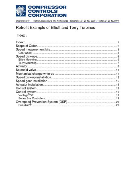 H Retrofit Example Elliot And Terry Pdf Valve Actuator
