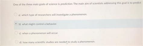 Solved Which Of The Following Subfields Of Psychology Is