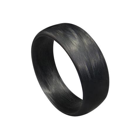 Texalium Silver Legacy Ring Core Carbon Rings