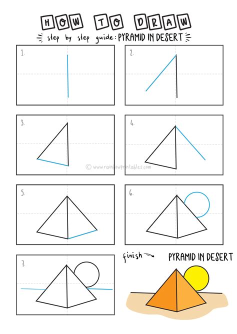 How To Draw A Square Pyramid