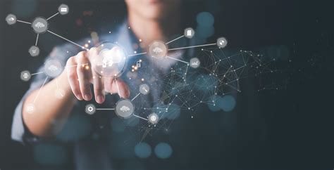 Cloud Computing Concept Digital Network Data Connection Technology Modern Communication With