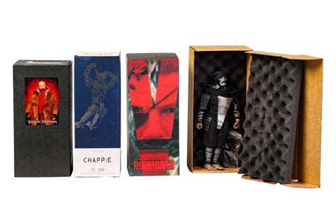 A Threezero Chappie 1 6 Scale Collectible Figure In Original Box With Outer Carton Together