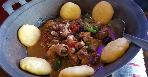 Hunan Style Chicken Stew With Cornbread Dumplings Imgur
