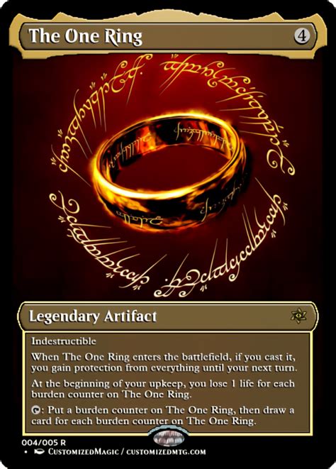 The One Ring Magic The Gathering Proxy Cards