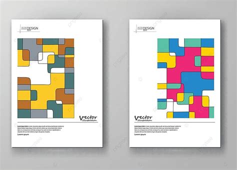 Set Of Abstract Design Templates Template Color Art Vector Template Color Art Png And Vector