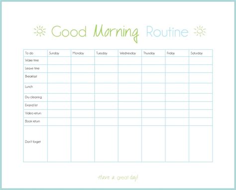 Daily Routine Planner