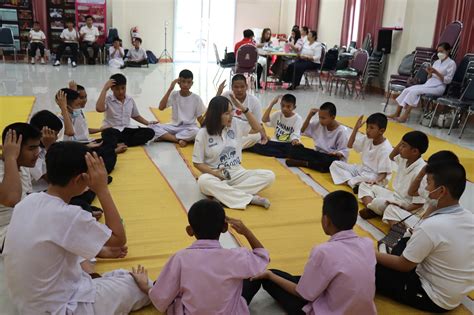 โครงการฝึกอบรมเพื่อเสริมสร้างคุณธรรม จริยธรรมนักเรียน ประจำปีการศึกษา ๒๕๖๕ ณ มหาวิทยาลัยมหาจุฬา