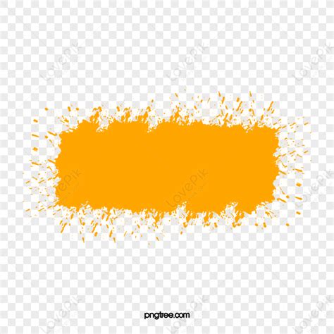 노란 페인트 반점자리노랑 Png 일러스트 무료 다운로드 Lovepik