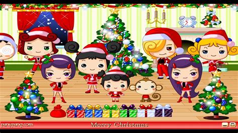 Bgm 파니팡 뉴옷입히기4 크리스마스 게임 배경음악 10시간 재생 Youtube