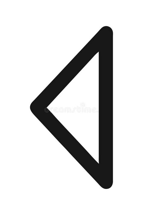 Icon User Interface Back Arrow Stock Vector Illustration Of Interface