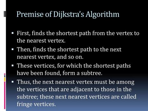 Ppt Dijkstras Algorithm Fibonacci Heap Implementation Powerpoint Presentation Id2468472