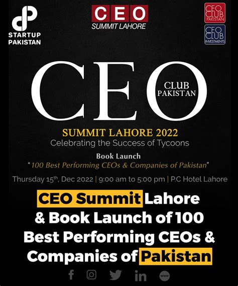 Muhammad Umar Farooq Rana On Linkedin Ceoclubpakistan Ceosummit