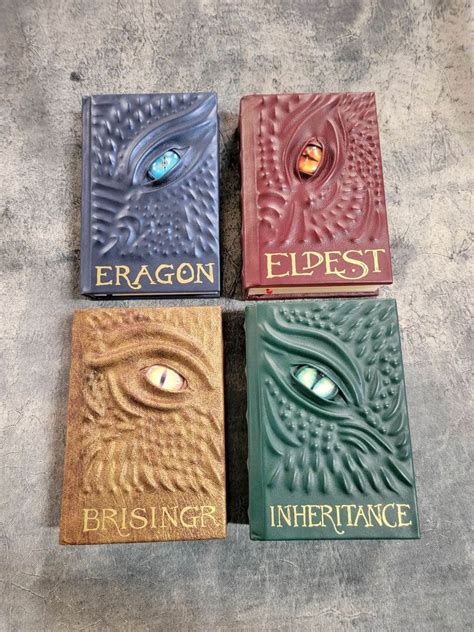 Inheritance Cycle Book Series Leatherbound Rebound Books Christopher Paolini Geekify Inc