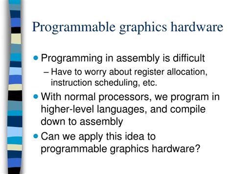 ppt a real time procedural shading system for programmable graphics