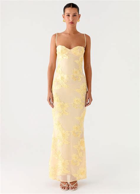 That Girl Maxi Dress Lemon Peppermayo Us
