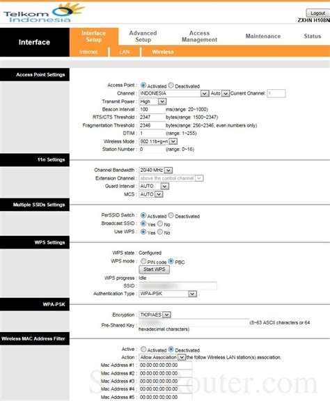 Password Router Zte Telkom User Password Modem Zte Telkom Cara Login Modem Indihome