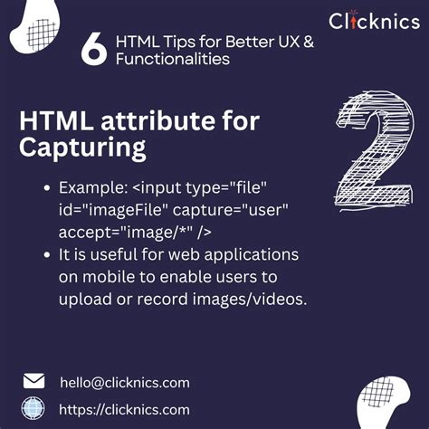 clicknics on linkedin webdevelopment cameraaccess userinteraction