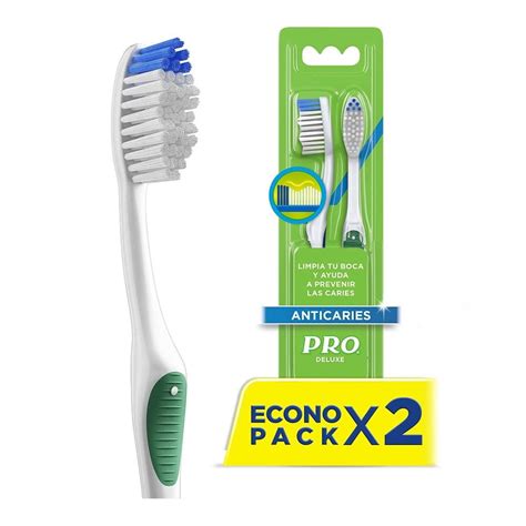 Cepillo Dental Pro Pro Deluxe 2 Pzas Bodega Aurrera En Línea