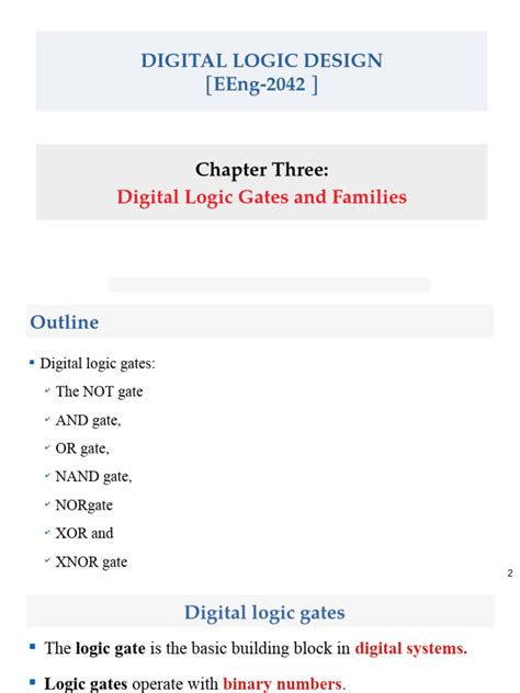 Chapter 3 Digital Logic Design Pdf Logic Gate Boolean Algebra