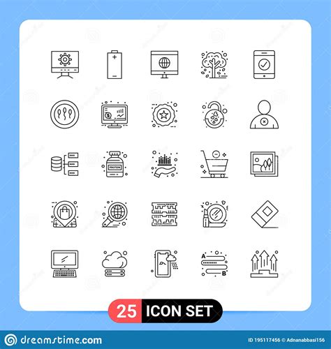 25 User Interface Line Pack Of Modern Signs And Symbols Of Human Mobile Global Complete
