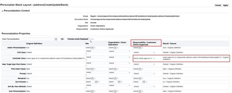 how to set values for descriptive flexfield s context and segments