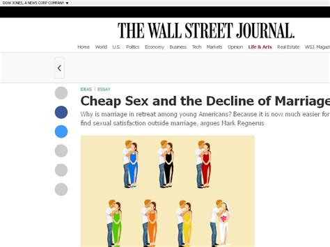 Cheap Sex And The Decline Of Marriage Why Is Marriage In Retreat