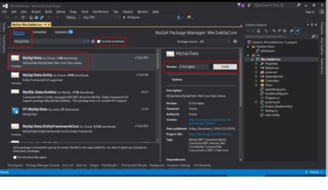 Dev Mysql Downloads Connector Net MySQL YA
