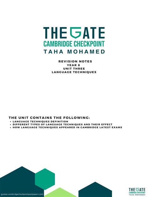 revision notes language techniques year 8 pdf honey bees