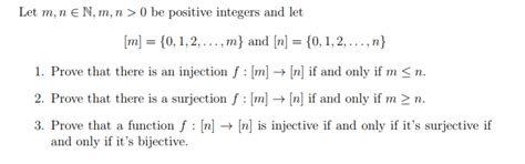 Solved Let M N Elementof N M N Be Positive Integers Chegg Com