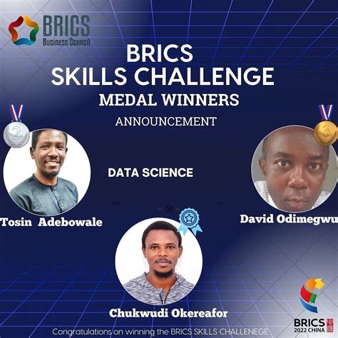 Tosin Adebowale On Linkedin Brics Medal Winners Datascience Businessanalytics 11 Comments