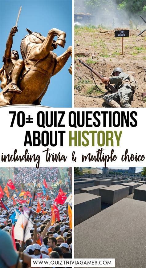 70 Easy History Quiz Questions Answers Quiz Trivia Games