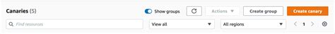 Group Amazon Cloudwatch Synthetics Canaries For An Aggregated View
