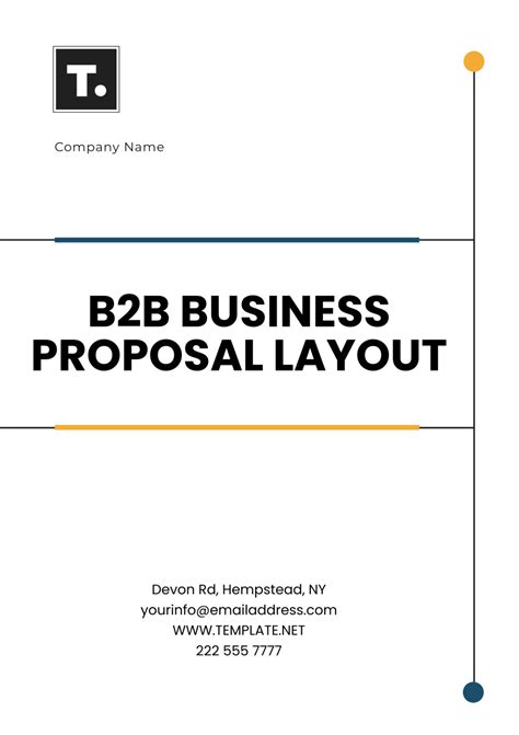 Free B2b Business Proposal Layout Template To Edit Online