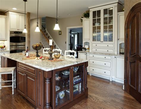Kitchen Island With Glass Doors Glass Door Ideas